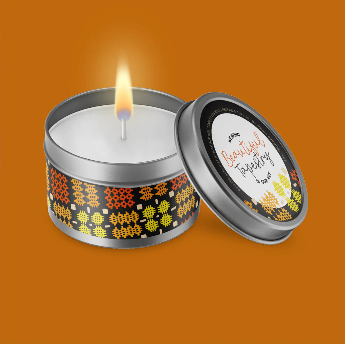 Beautiful Welsh Tapestry Candle - Handmade In Wales – The Celtic Company